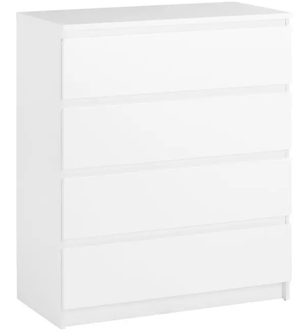 Komoda Willer 4 fioke bela