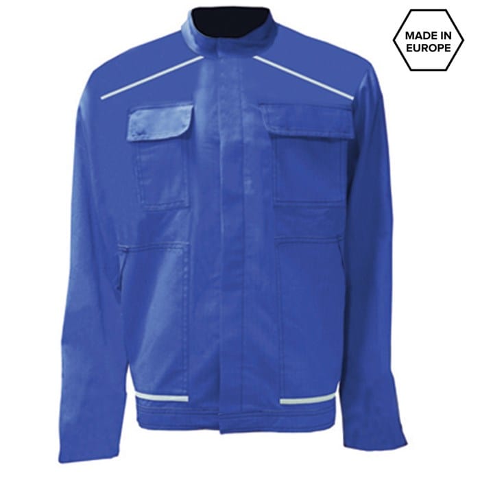 Bluza ETNA plava kobalt TekaPro, vatrootporna 335gr/m
