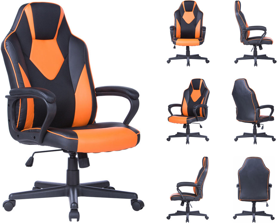 Gejmerska stolica Gamerix Storm Orange