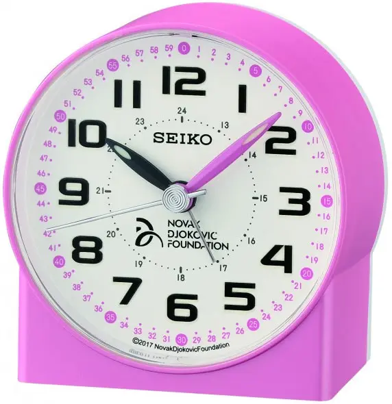 Seiko Stoni sat Budilnik Novak Djoković Foundation QHE907P