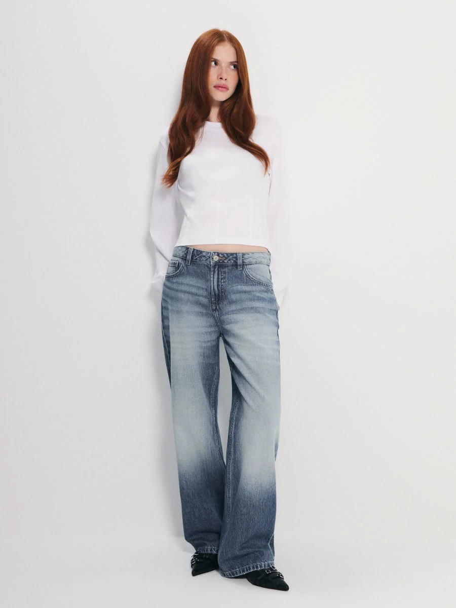 Baggy fit farmerke