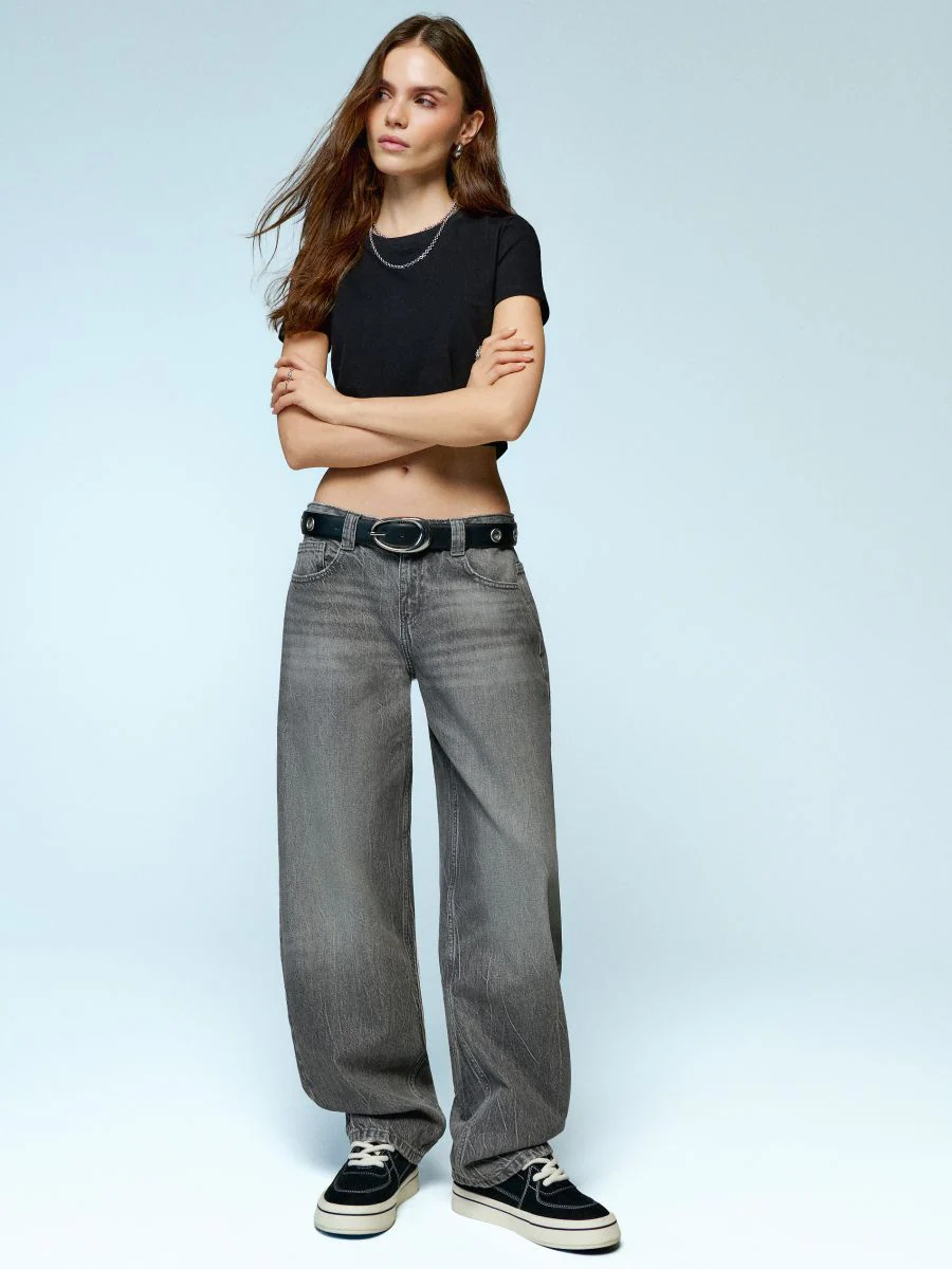 Baggy fit farmerke
