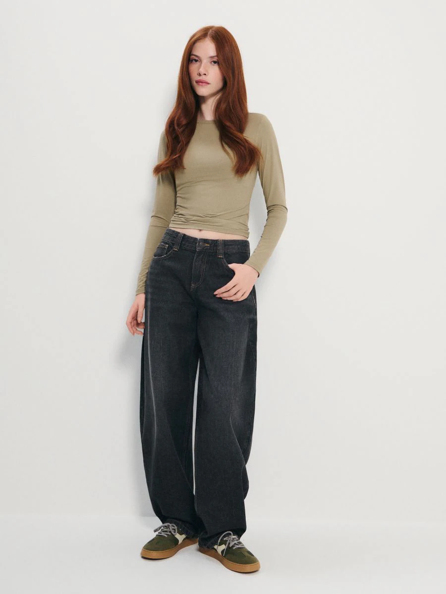 Baggy fit farmerke