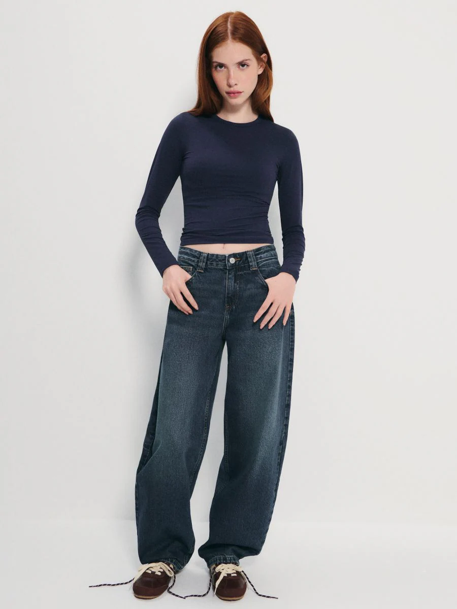 Baggy fit farmerke