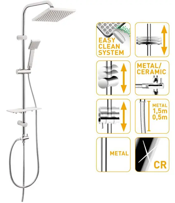 Usponski tuš Ferro Squerto Lux NP24