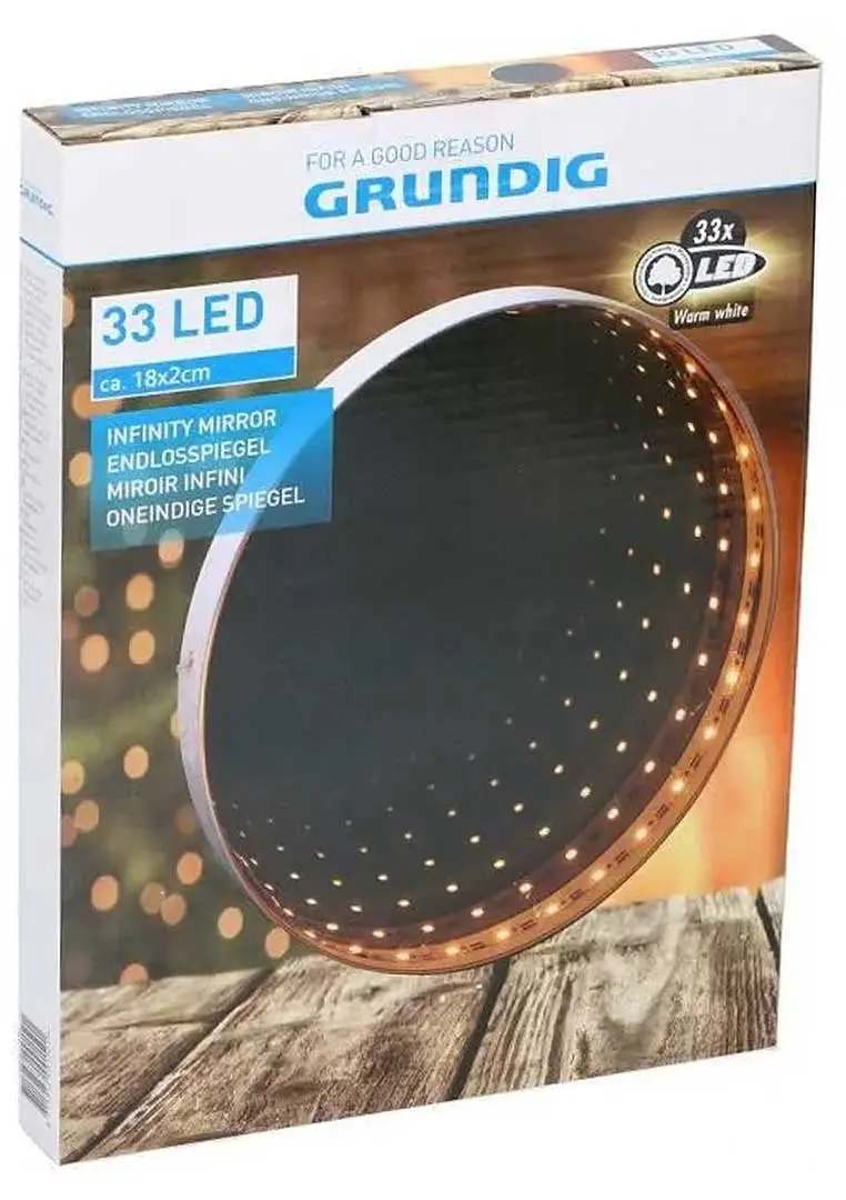 Beskonačno Ogledalo Sa LED Svetlom Grundig 18cm