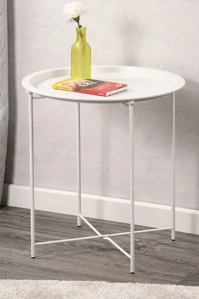 Kesper sklopivi klub stočić 40 cm beli
