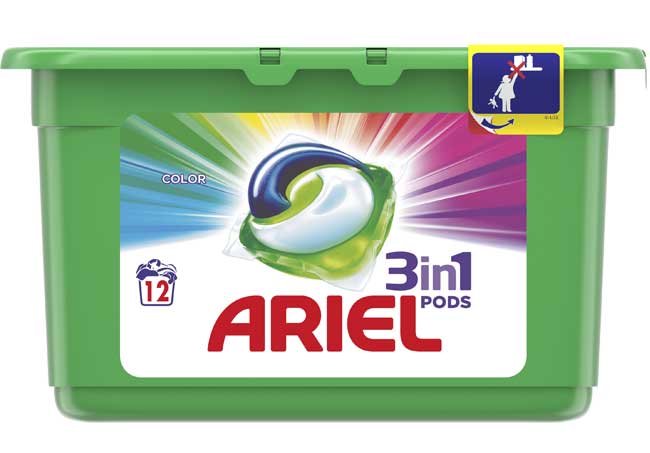 Ariel 3in1 Pods Color&Style Kapsule za pranje veša 12kom.