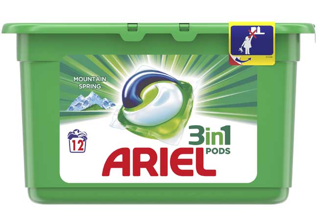 Ariel 3in1 Pods Regular Kapsule praška za pranje veša 12kom.