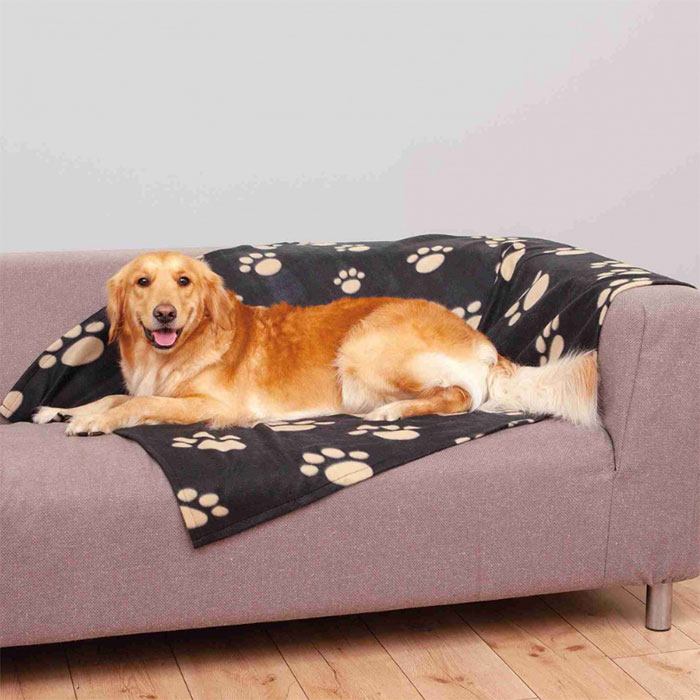 Ćebe za pse Barney 150x100cm black-beige Trixie 37182