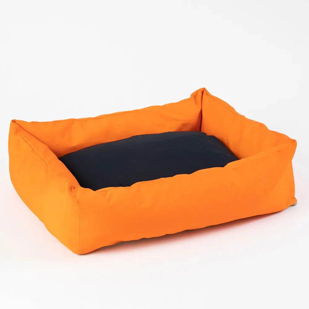Pet Line Krevet za pse Square Orange-Navy 90cm 6-3