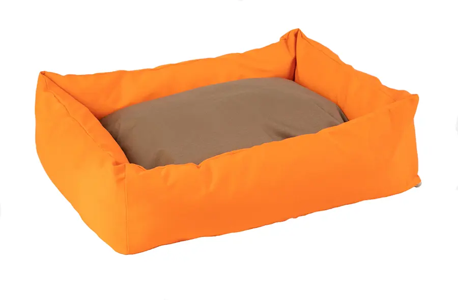 Krevet za psa Square Orange-Beige 105cm Pet Line 6-8