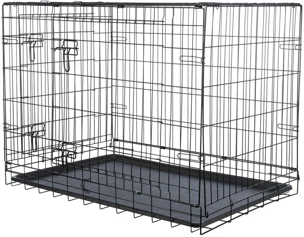 Žičani kavez za pse 116x86x77cm veličina XL crni Trixie 39305