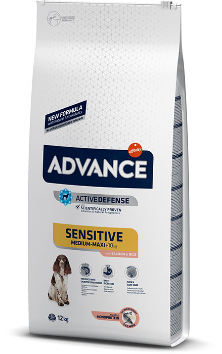 Advance Hrana za pse - Sensitive Medium-Maxi Salmon - pakovanje 12kg