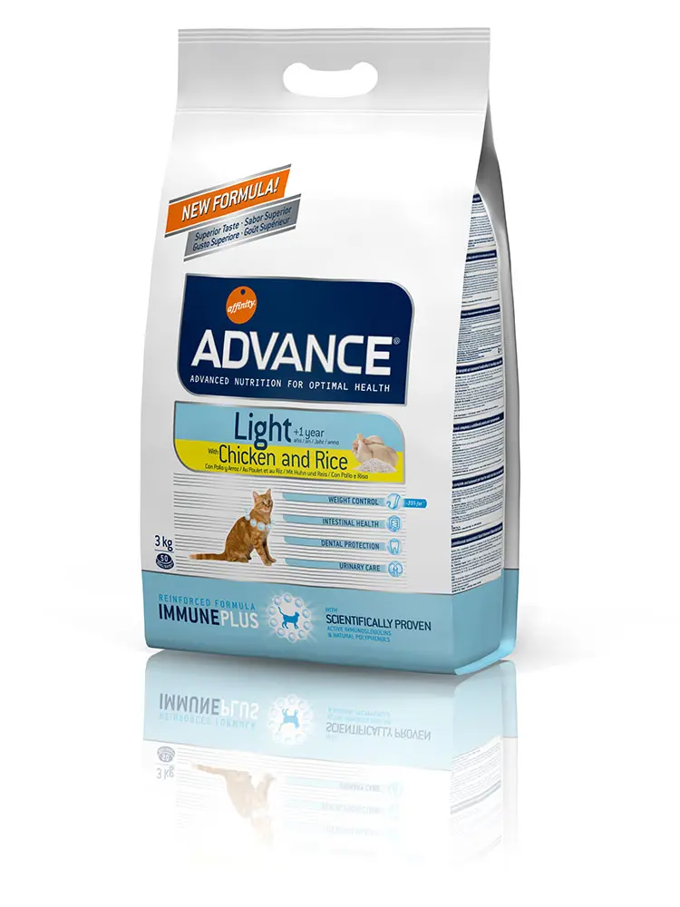 Advance Light Hrana za mačke - piletina i pirinač 0.4kg