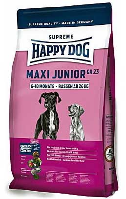 Happy Dog Hrana za pse Supreme Young Maxi Junior 15kg + 2kg GRATIS