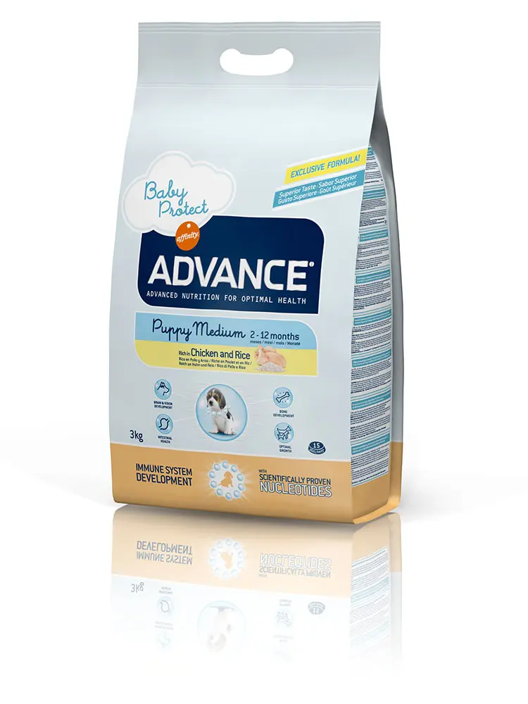 Hrana za štence srednjih rasa pasa Advance Puppy Medium pakovanje 15kg