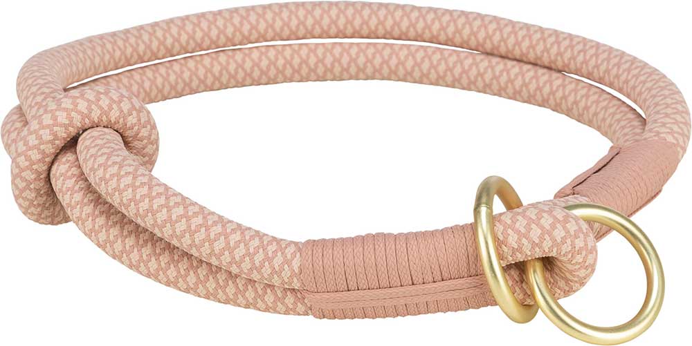 Ogrlica poludavilica za pse velikih rasa veličina L-XL Soft Rope pink/light pink Trixie 1984807