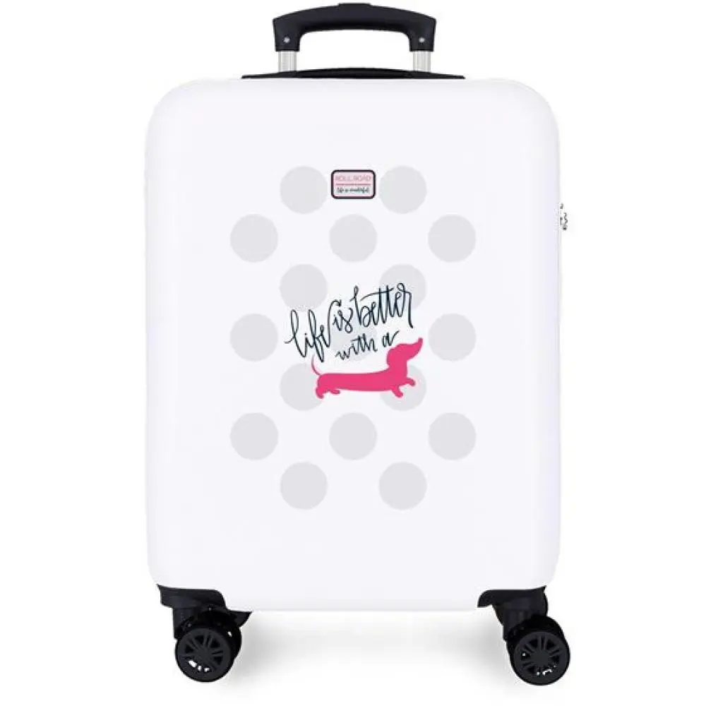 Putni kofer 55cm Roll Road Teckel white 48711