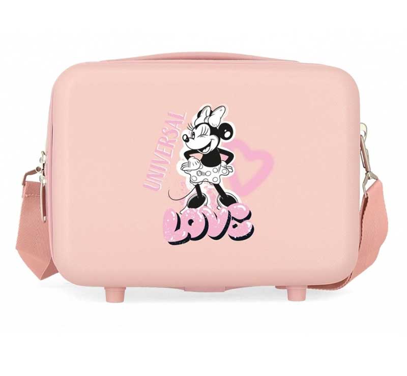 Kofer za šminku i kozmetiku Disney Minnie Heart powder pink 37339