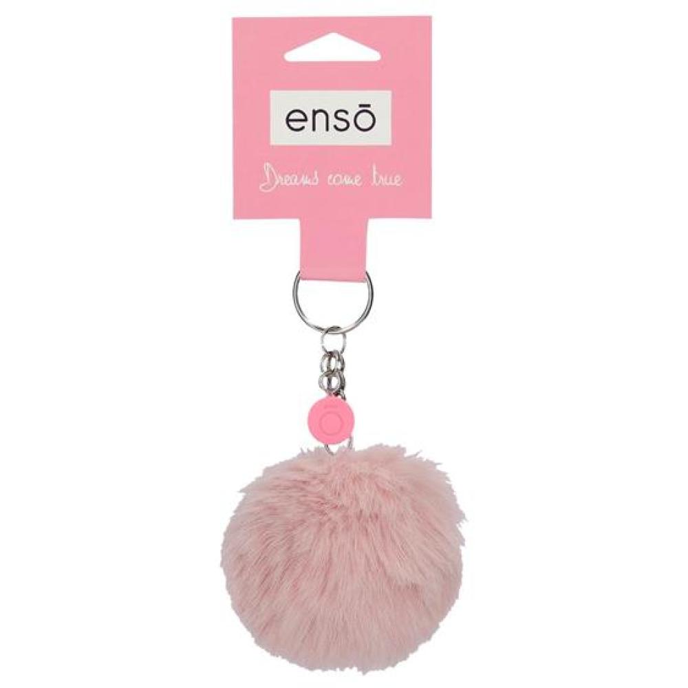 Privezak za ključeve torbu ranac Enso Pompon powder pink 94702
