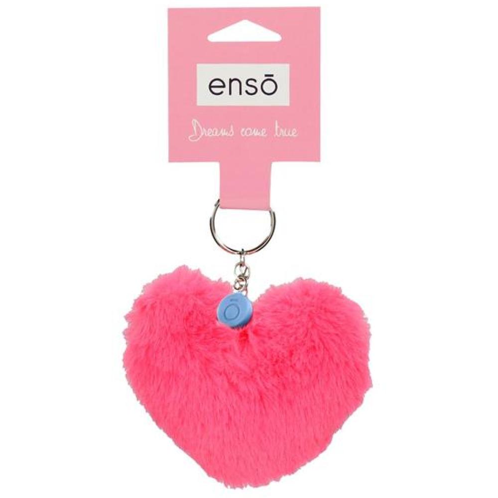 Privezak za ključeve torbu ranac Enso Heart fuchsia 94702