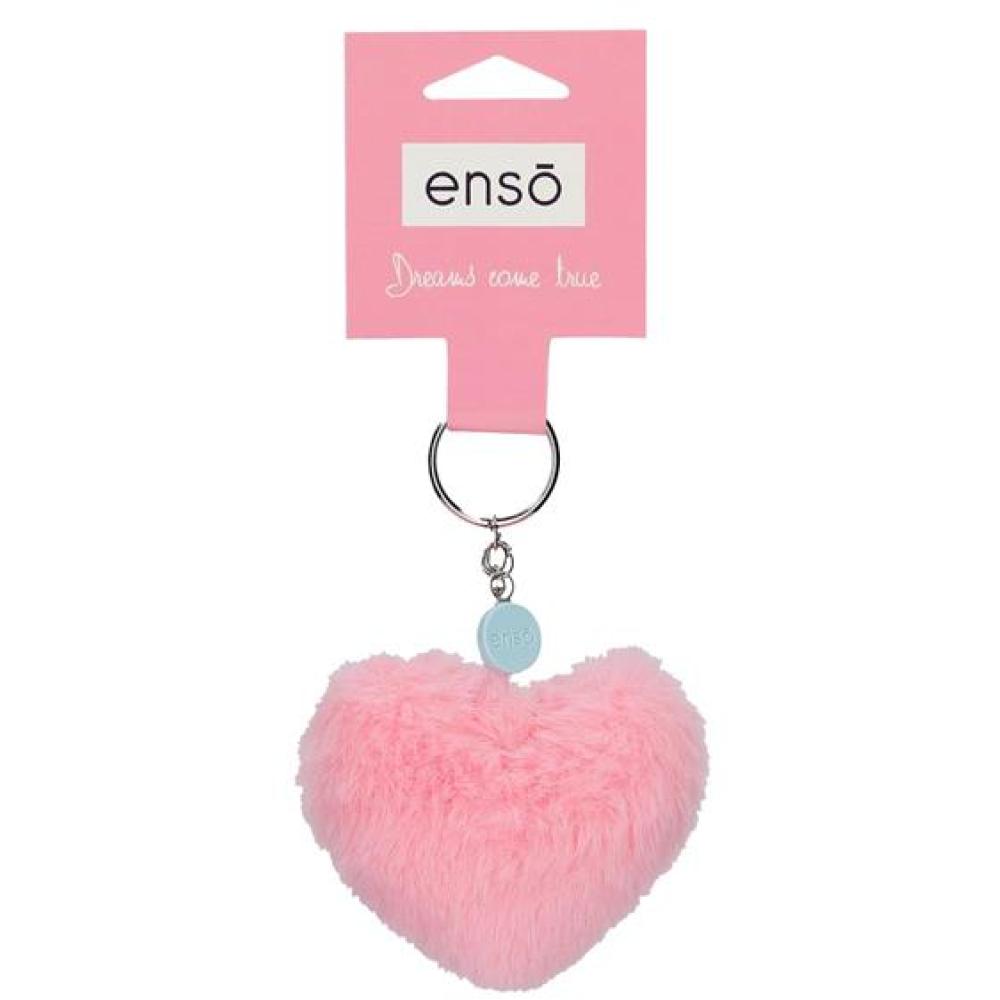 Privezak za ključeve torbu ranac Enso Heart light pink 94702
