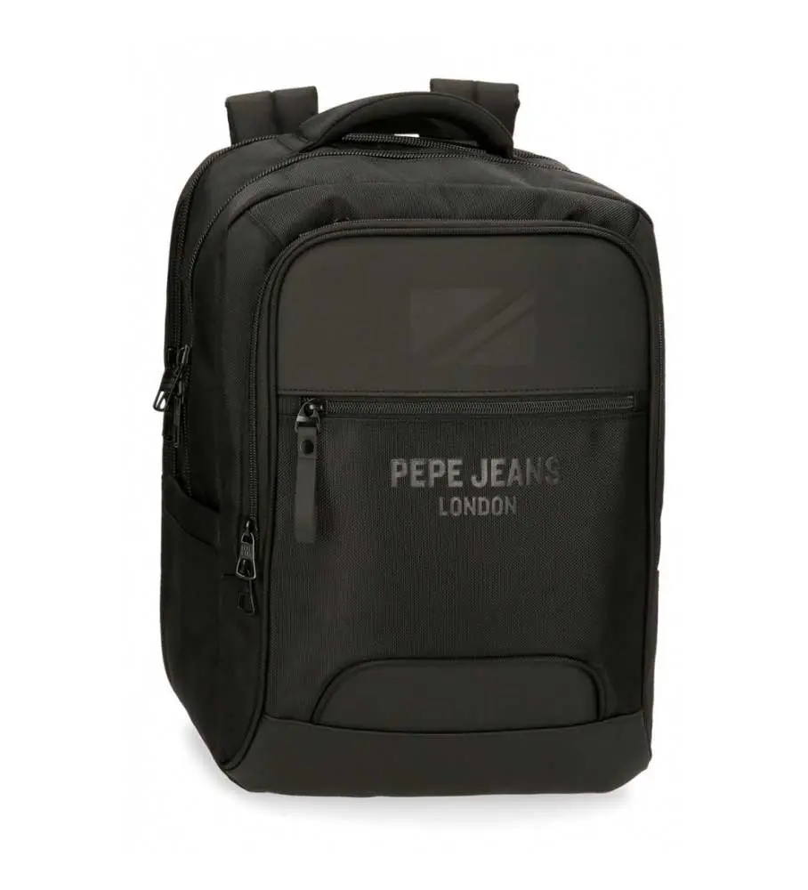 Ranac 44cm sa pregradama za laptop i tablet Pepe Jeans Bromley black 70625