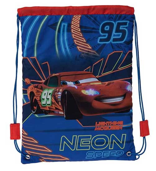 Disney Cars Torba za fizičko Neon Speed