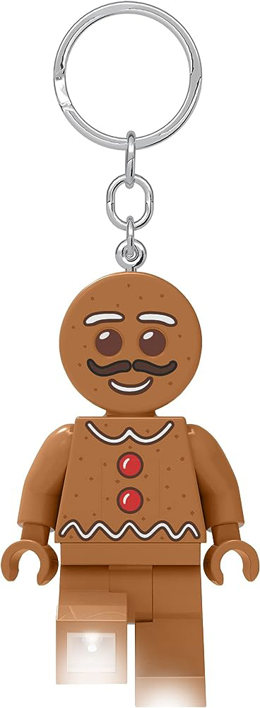 LEGO® ICONIC Privezak za ključeve sa LED svetlom Gingerbread Man - Medenjak