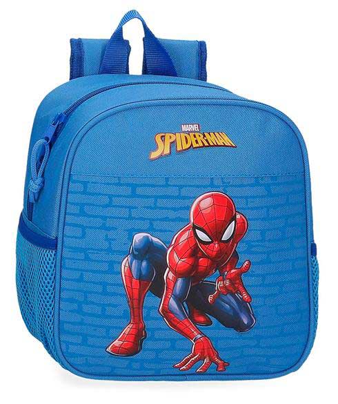 Ranac za vrtić 25cm Spiderman Attack blue 44520