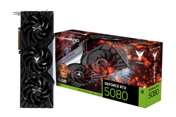 SVGA Gainward RTX 5080 Phoenix GS 16GB GDDR7 256bit, NE75080S19T2-GB2031X