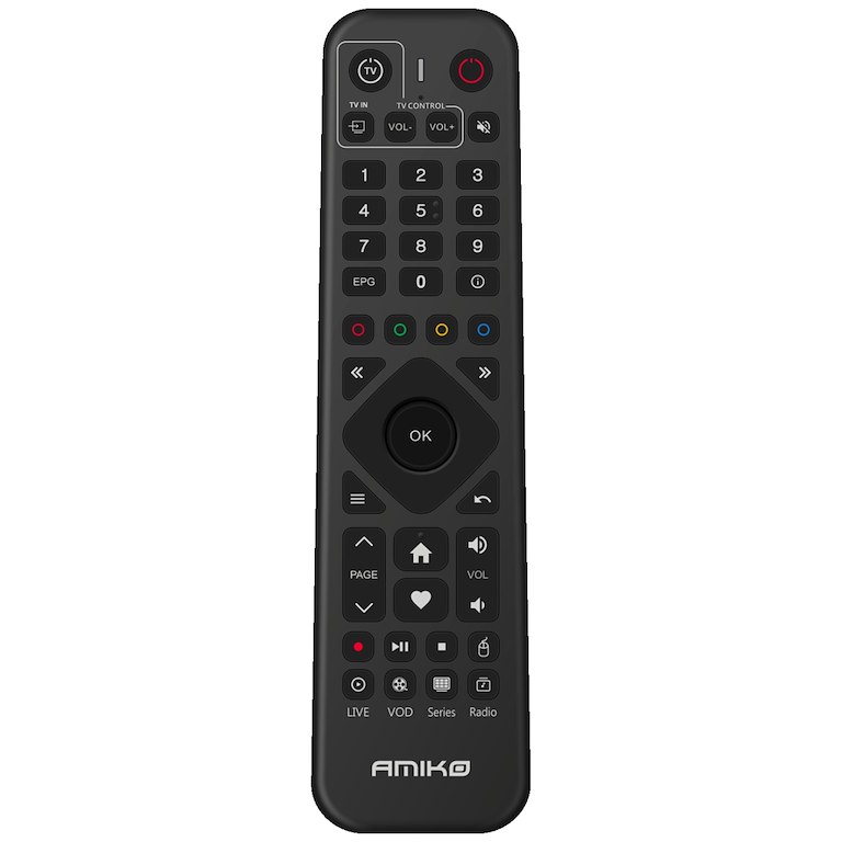 Amiko Daljinski upravljač za Amiko A4/A5/A6/A9 IP Box - Android IR/TV Remote control