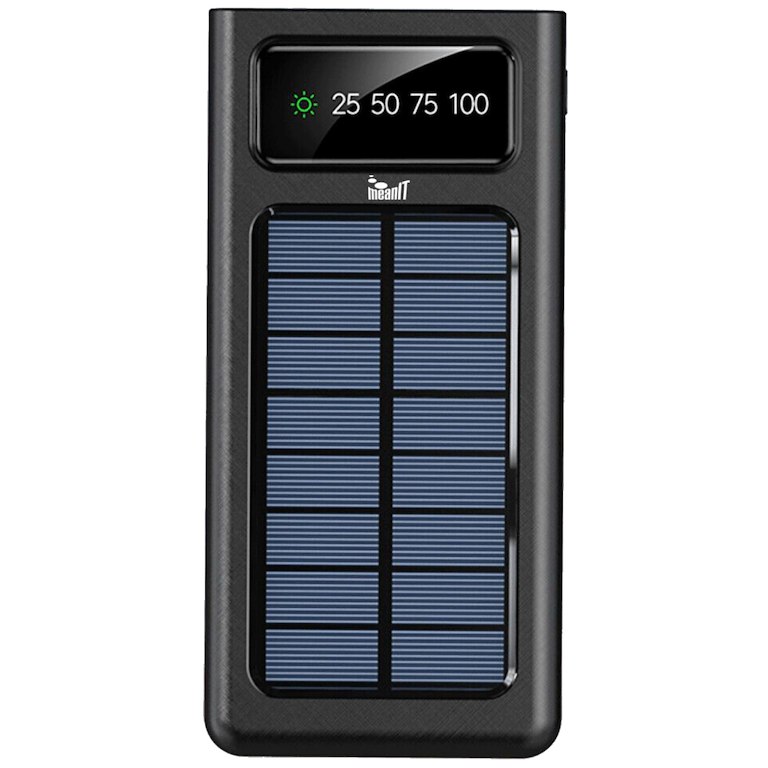 MeanIT Solarni prenosni punjač sa lampom, 10.000 mAh - P1