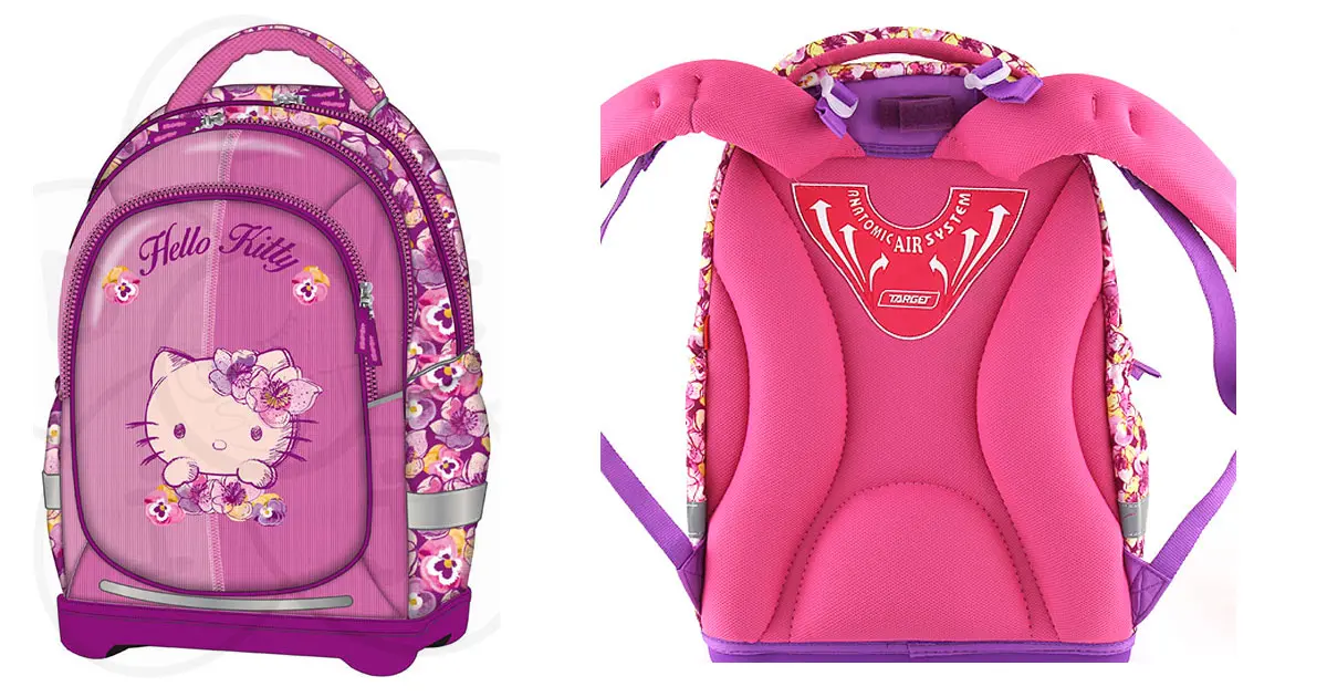 TARGET Anatomski Školski Ranac - SUPERLIGHT HELLO KITTY VIOLET 17441