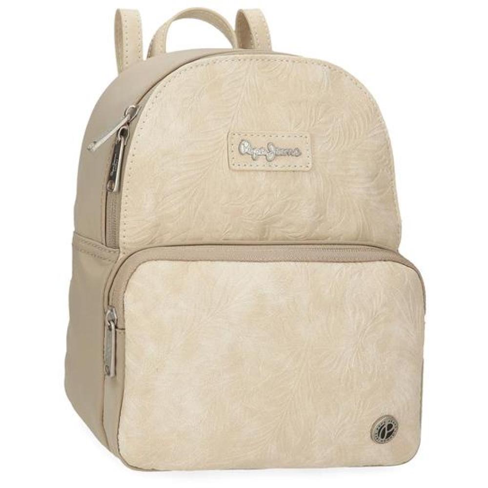 Modni ranac 25cm Pepe Jeans Jana beige 71420