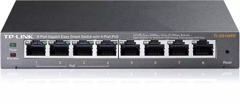 Svič smart 10/100/1000 8-port TP-Link TL-SG108PE/4 PoE
