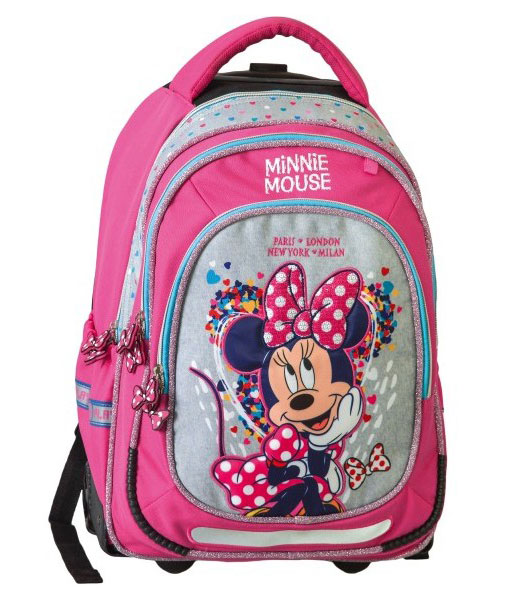 Školski ranac sa točkićima Play Trolley Minnie Mouse Fashion