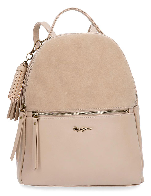 Pepe Jeans Modni ranac eko koža 33cm Bitmat Beige 75222