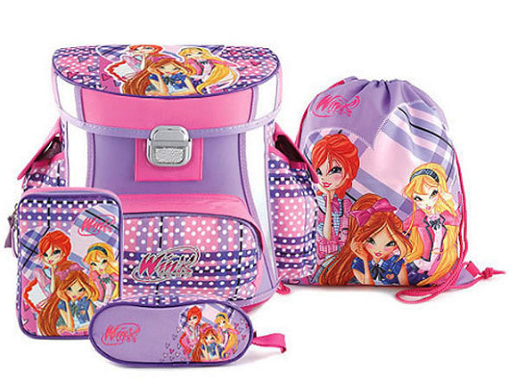 TARGET Set 4 u 1 - GT Ranac za školu, Gym Bag i pernice WINX 17337