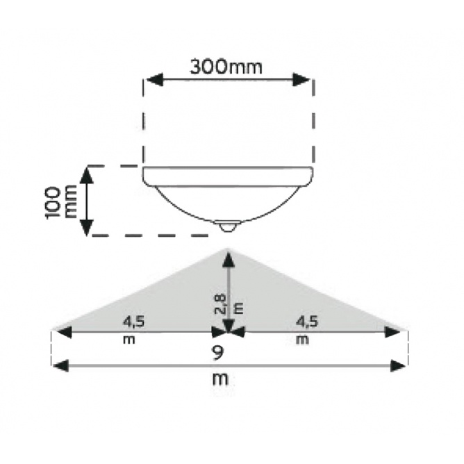PLAFONJERA SENZOR 1024 2XE27 BELA