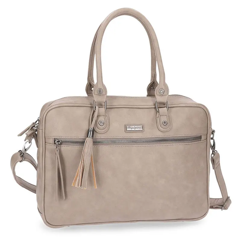 Torba za laptop Pepe Jeans Croc Beige 70260