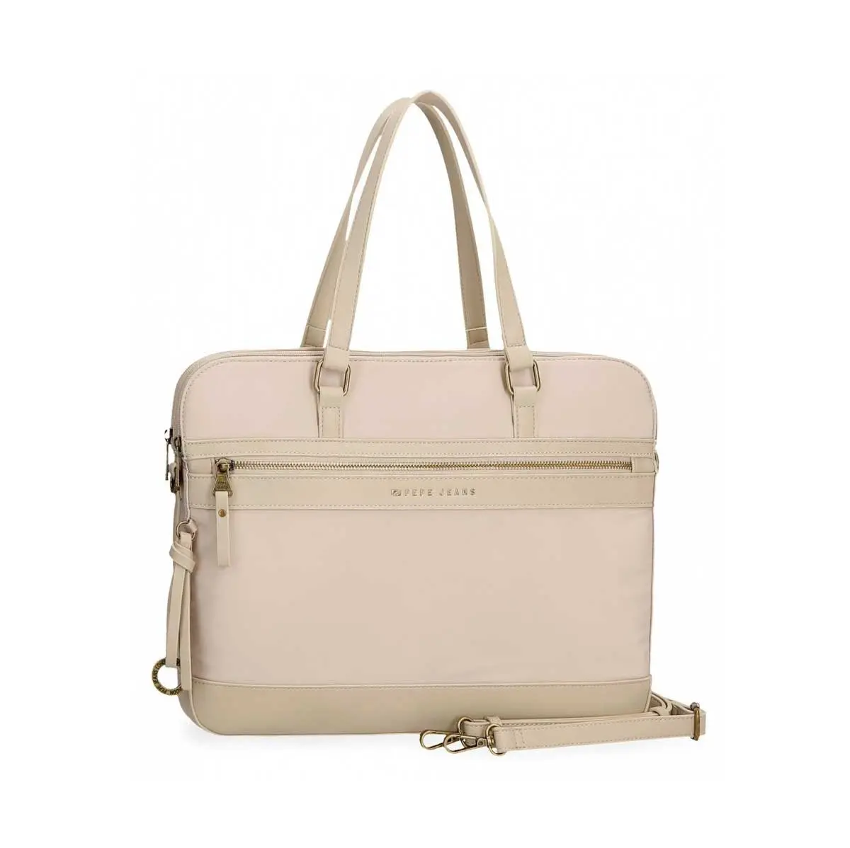 Poslovna laptop torba Pepe Jeans Morgan beige 79260