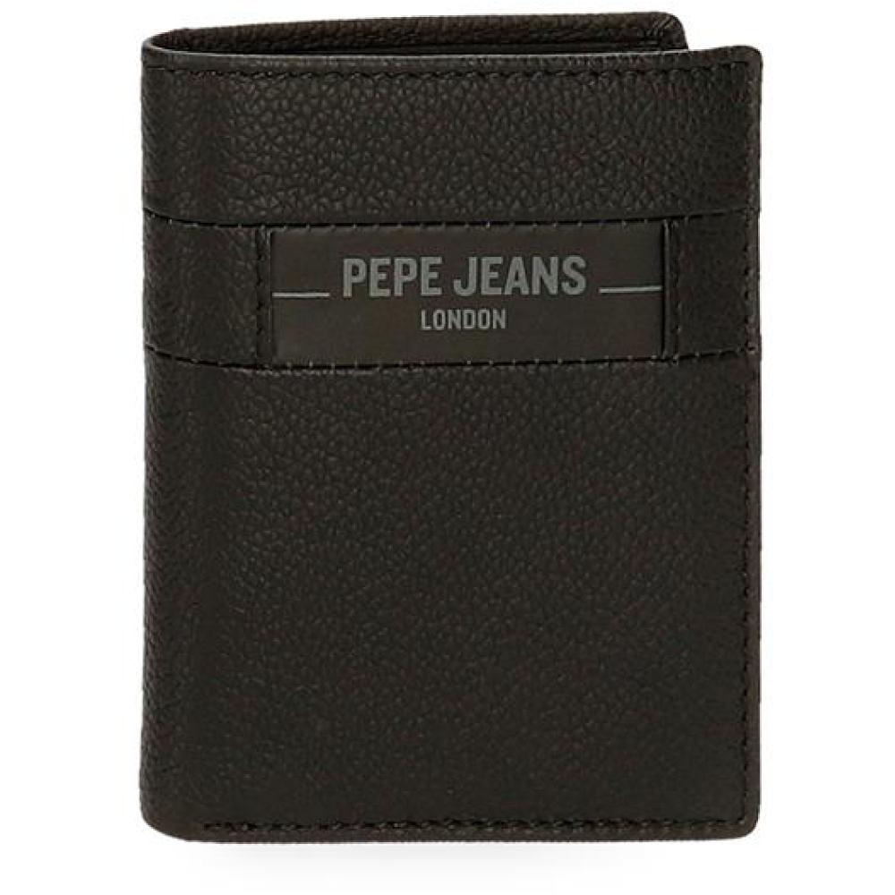 Muški kožni novčanik 10cm Pepe Jeans Checkbox black 78811