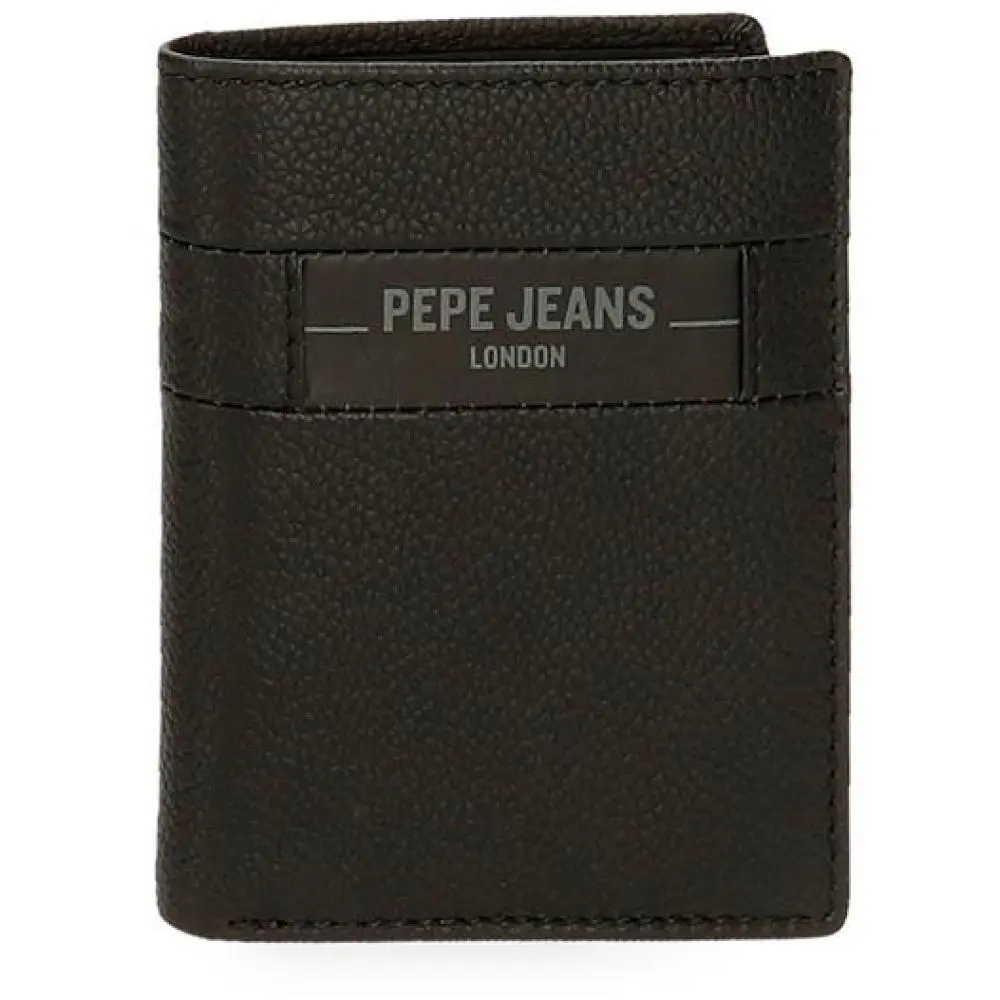 Novčanik za muškarce kožni Pepe Jeans Checkbox black 78820