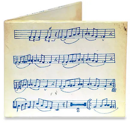 DynoMighty novčanik Music Sheet DY-539