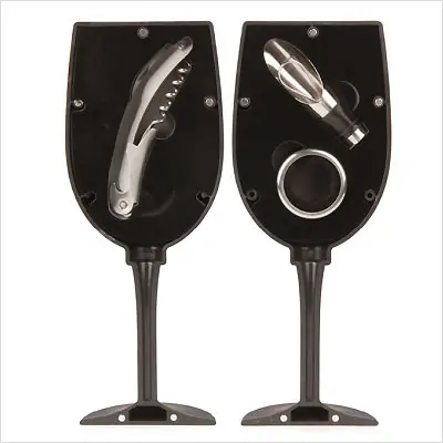 Kikkerland Set otvarača za vino WineGlass BA15
