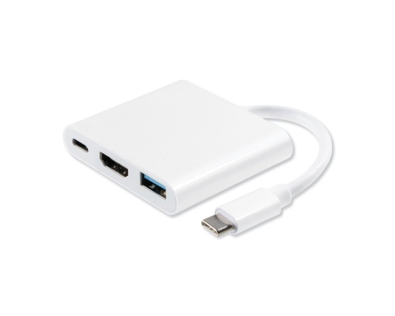 FAST ASIA Adapter - konvertor USB 3.1 tip C - USB 3.0 + HDMI + tip C