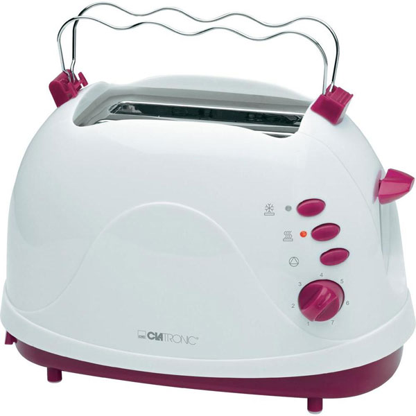 Clatronic toster TA 3287 Cool touch 700W ljubičasto beli