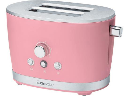 Toster Rock n Retro Clatronic TA 3690 pink, 850 w